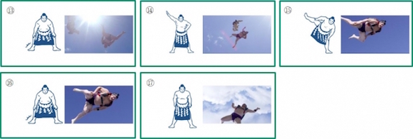 “Flying Sumo Wrestler” performs sumo moves mid-air while hurtling ...