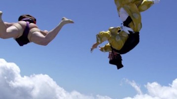 “Flying Sumo Wrestler” performs sumo moves mid-air while hurtling ...