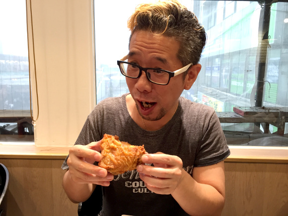 We stuff our faces with Wednesday night all-you-can-eat fried chicken ...