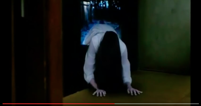 Japanese cat shocks owner with scary impression of Sadako crawling out ...