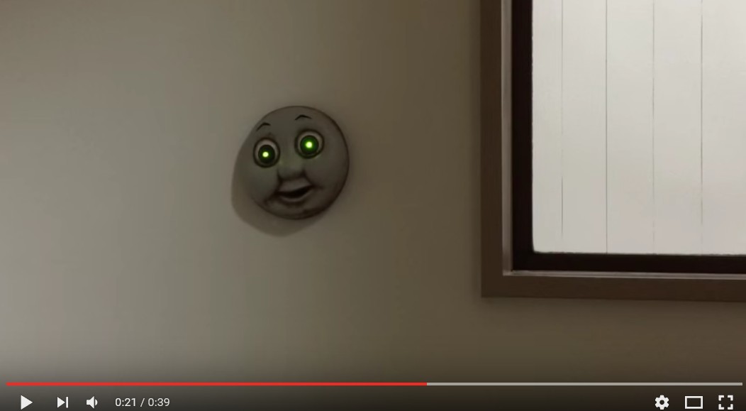 Well-meaning creator makes nightmare-inducing Thomas the Tank Engine ...