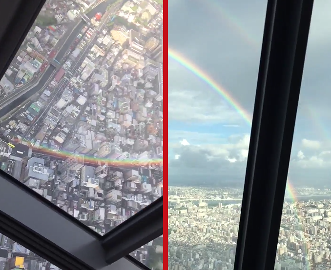 Amazing circular rainbow spotted in Tokyo【Video】 | SoraNews24 -Japan News-