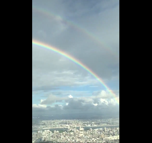 Amazing circular rainbow spotted in Tokyo【Video】 | SoraNews24 -Japan News-