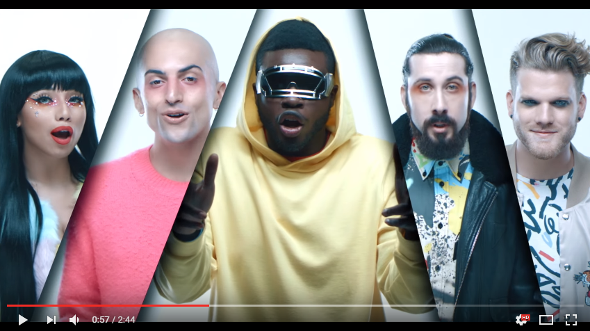 A cappella group Pentatonix shows off their make-up with new Perfume ...