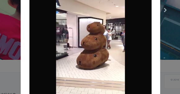 Capybara characters ride on each other’s heads and walk home through ...