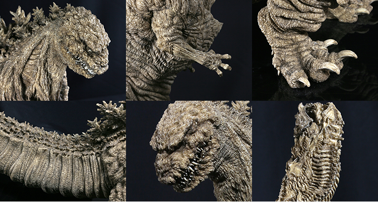 Godzilla figure based on Shin Godzilla CG model is stunningly detailed ...