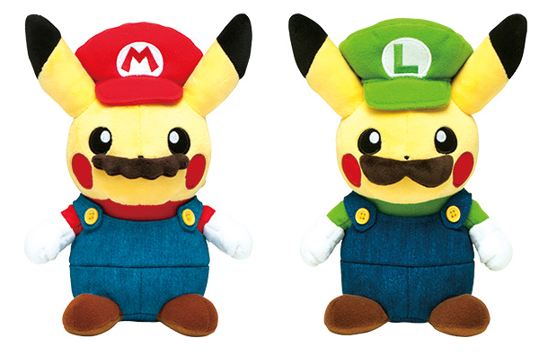 Pikachu cosplays as Mario in awesome new Nintendo crossover merchandise ...