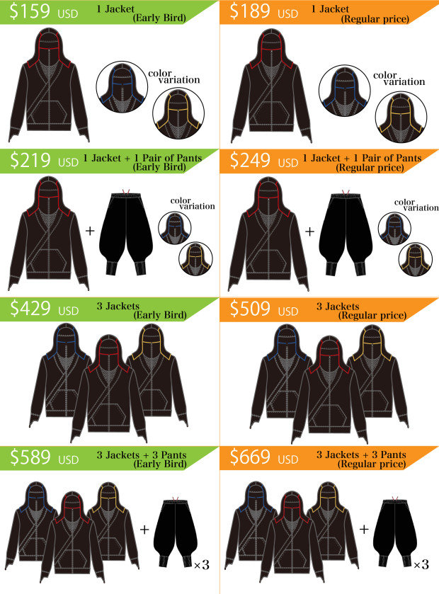 Add some ninja warrior cool to your wardrobe with the new Ninjacket ...