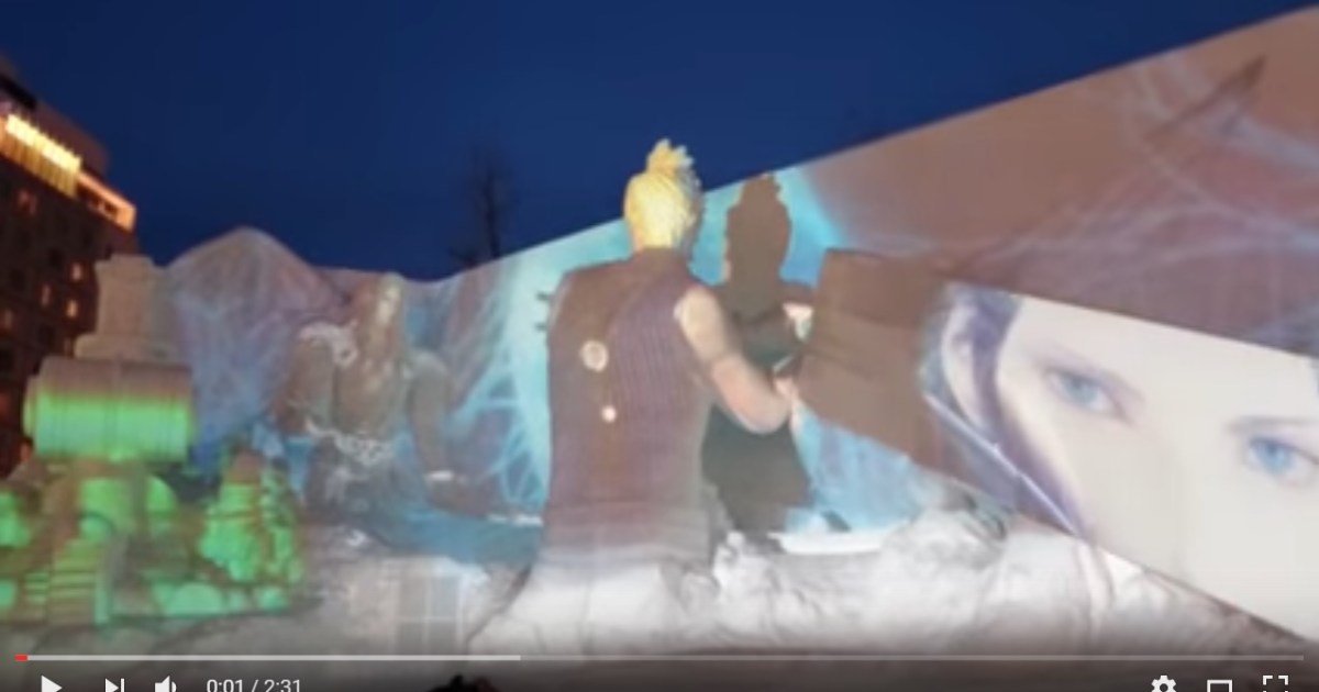Final Fantasy VII projection mapping is dazzling guests at Sapporo’s ...