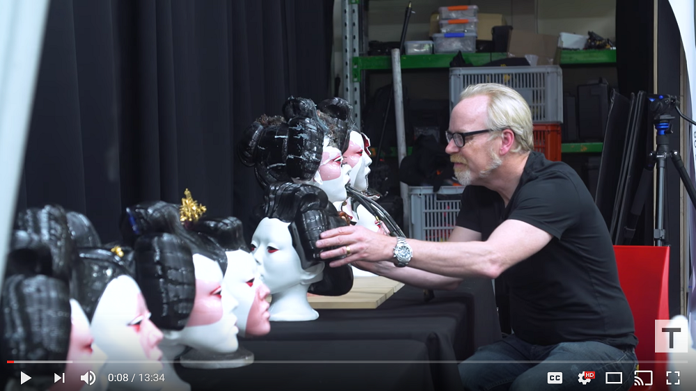 Adam Savage, co-host of TV show Mythbusters, cosplayed at New York ...