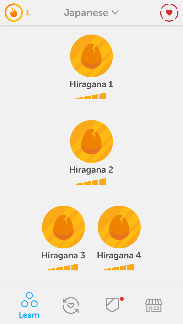 Duolingo free language learning app released their first Japanese ...