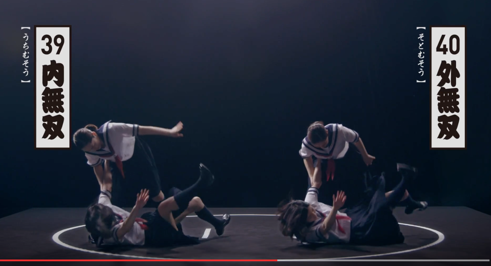Japanese schoolgirls in sailor suit uniforms demonstrate 82 sumo ...