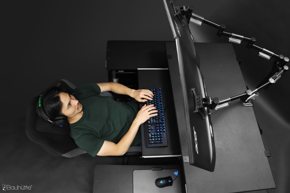 Crazy cockpit desk configuration is every lazy gamer’s dream come true ...