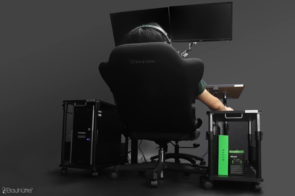 Crazy cockpit desk configuration is every lazy gamer’s dream come true ...