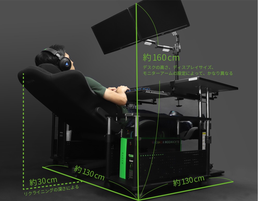 Crazy cockpit desk configuration is every lazy gamer’s dream come true ...