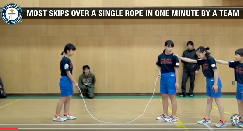 Japanese elementary school students smash Guinness World Record in team ...