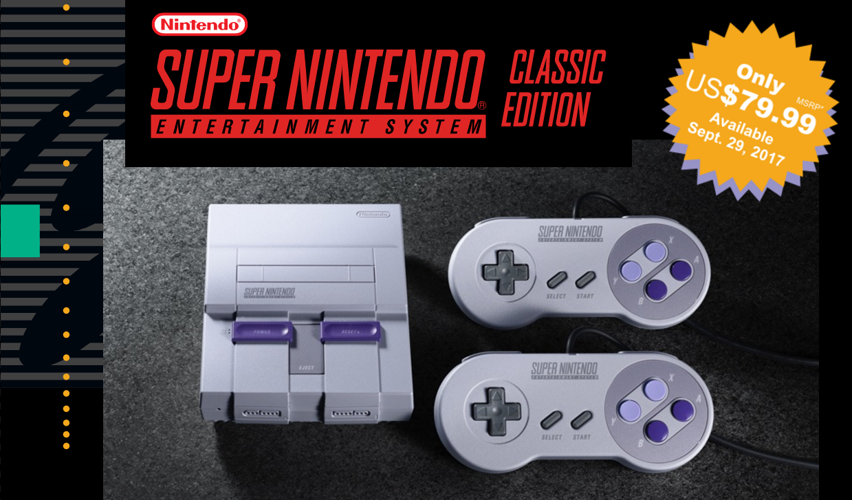 Super NES Classic Edition announced, brings back the ‘90s in more ways ...