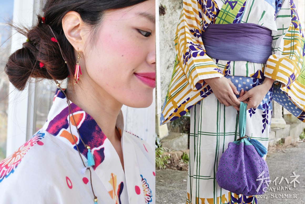 Yukata summer kimono separates allow you to mix and match traditional ...