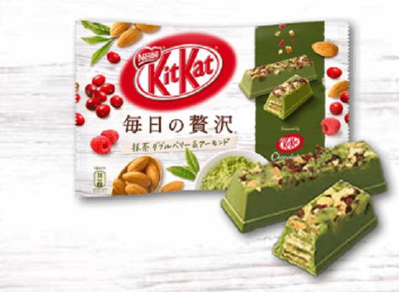 New Japanese Kit Kats combine matcha green tea, almonds and two berry ...