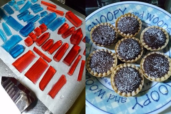 We made magical crystal chocolate tarts, fit for a mage with a sweet ...