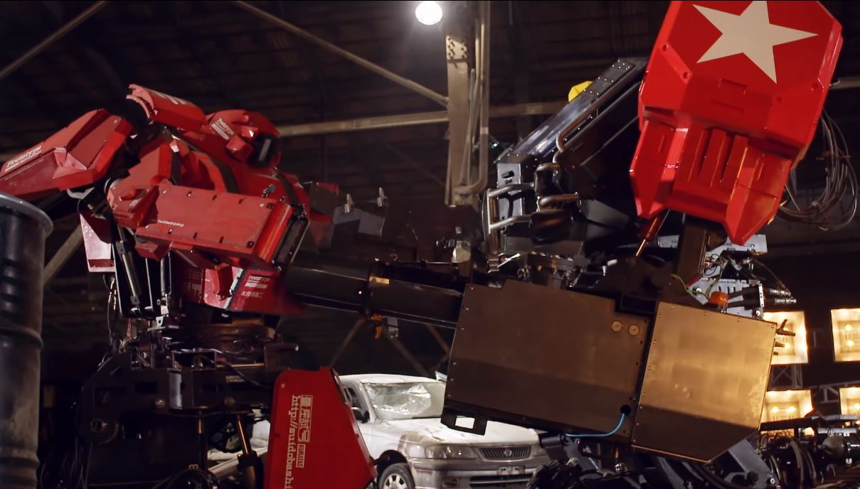 World’s first giant robot fight is in the books! Japan draws first ...