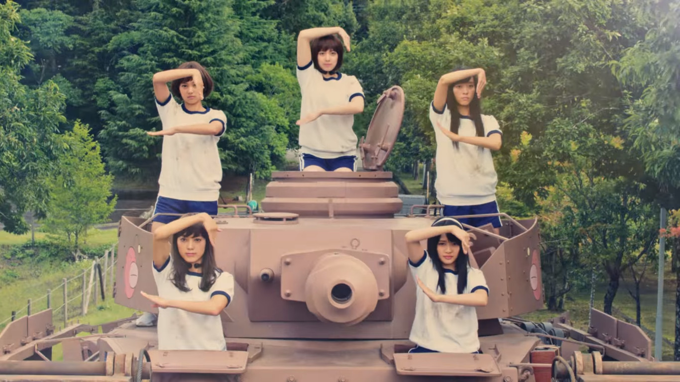 Promotional video for new Girls und Panzer movie shows girls dancing ...