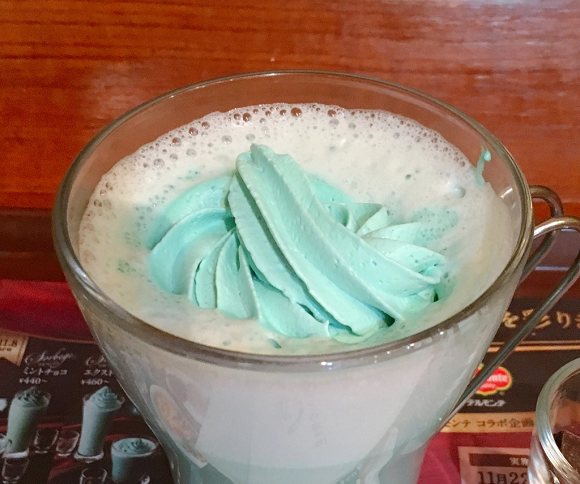 Japanese cafe’s new hot mint chocolate beverages are a cool way to keep ...