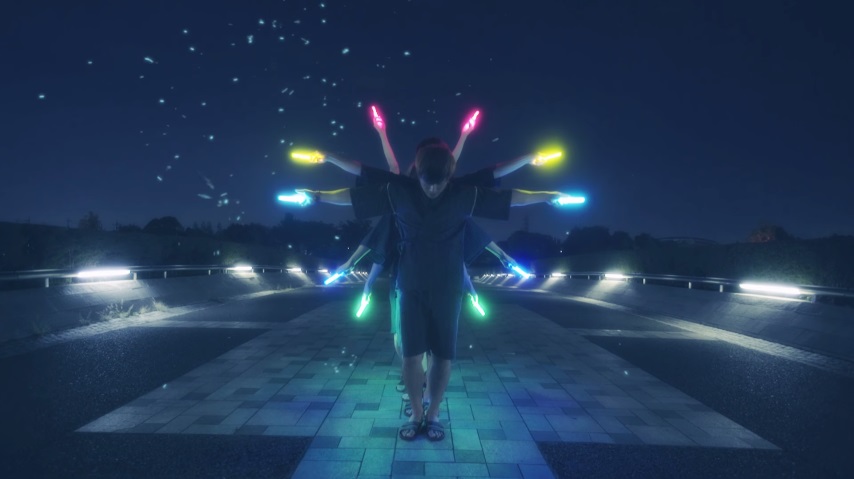 Wotagei glow stick dance performance of Ed Sheeran’s “Shape of You” too ...