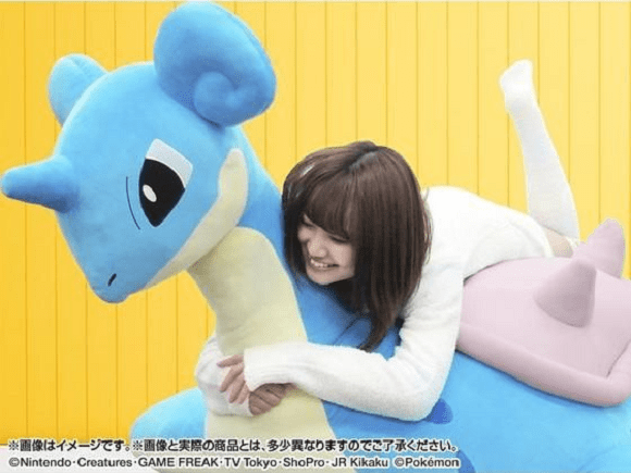 6.6-foot-wide rideable Lapras sofa: The plushie Pokémon furniture adult ...