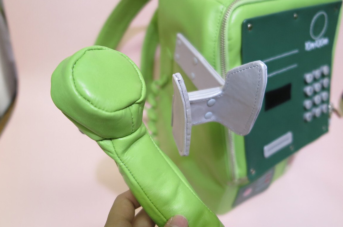 Specially designed “Japanese public telephone” backpack has Twitter ...