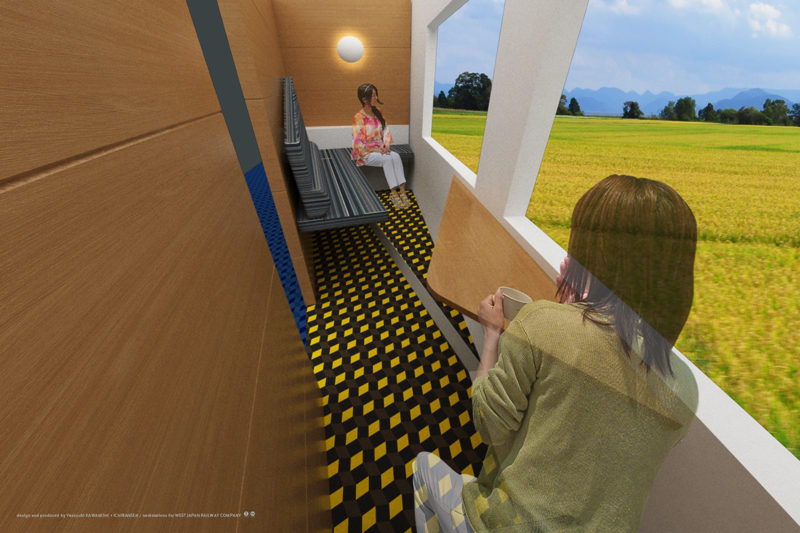 JR West unveils new Japanese long distance train with special features ...