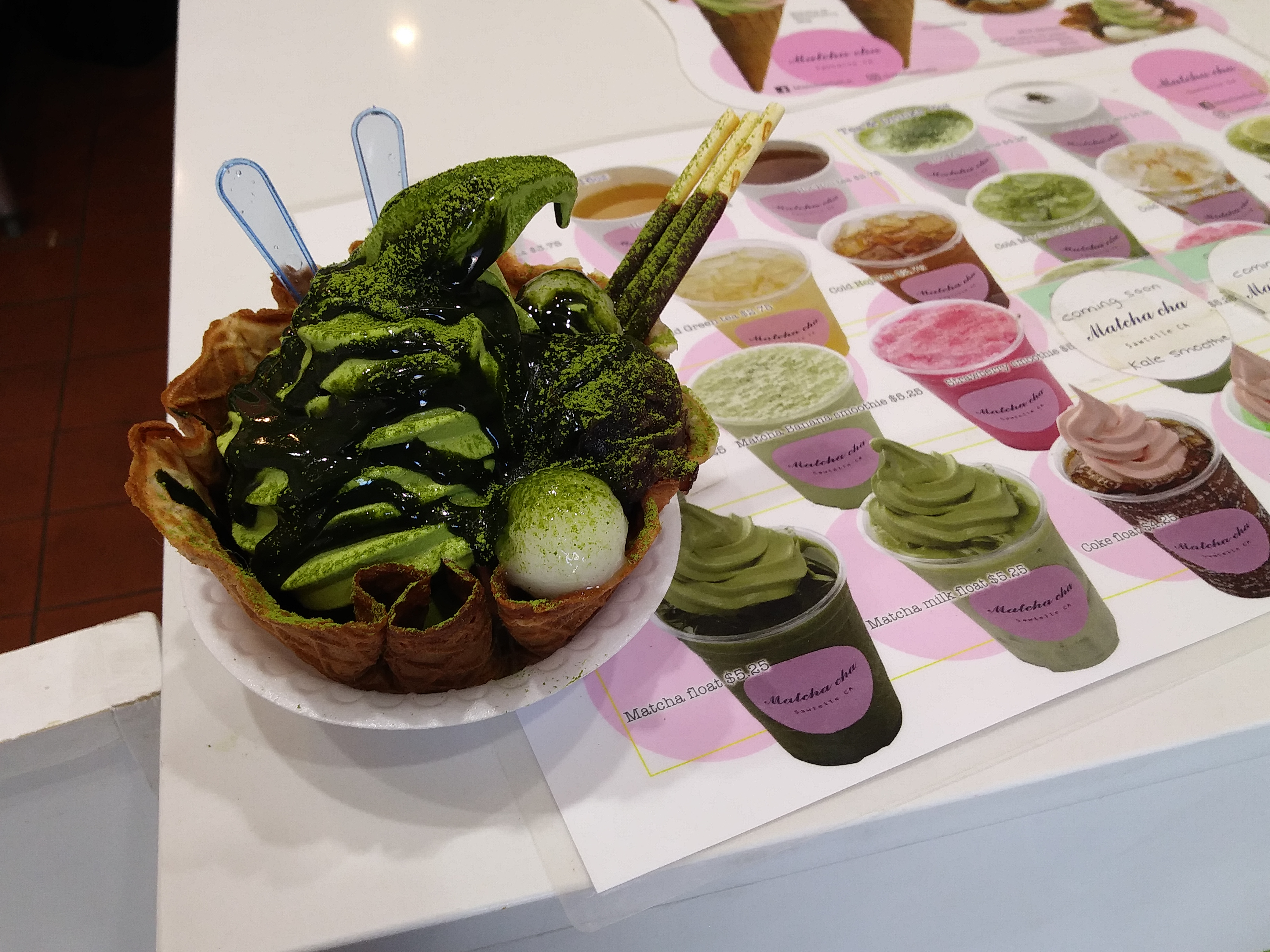 The Deep Matcha Matcha of Matcha-Cha, an awesome green tea sweets cafe ...
