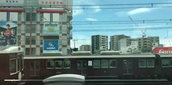 Japanese train passenger records journey that looks like a scene from a ...