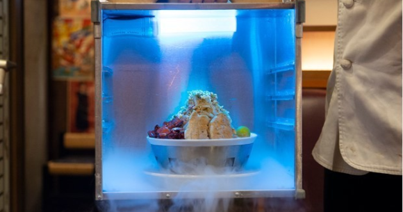 This Tokyo ramen is served in -110-degree Fahrenheit container to help ...