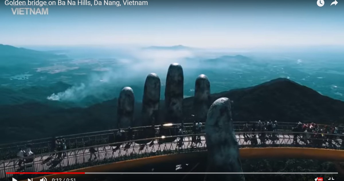 Whimsical new Vietnamese bridge looks like it’s held up by the hands of ...