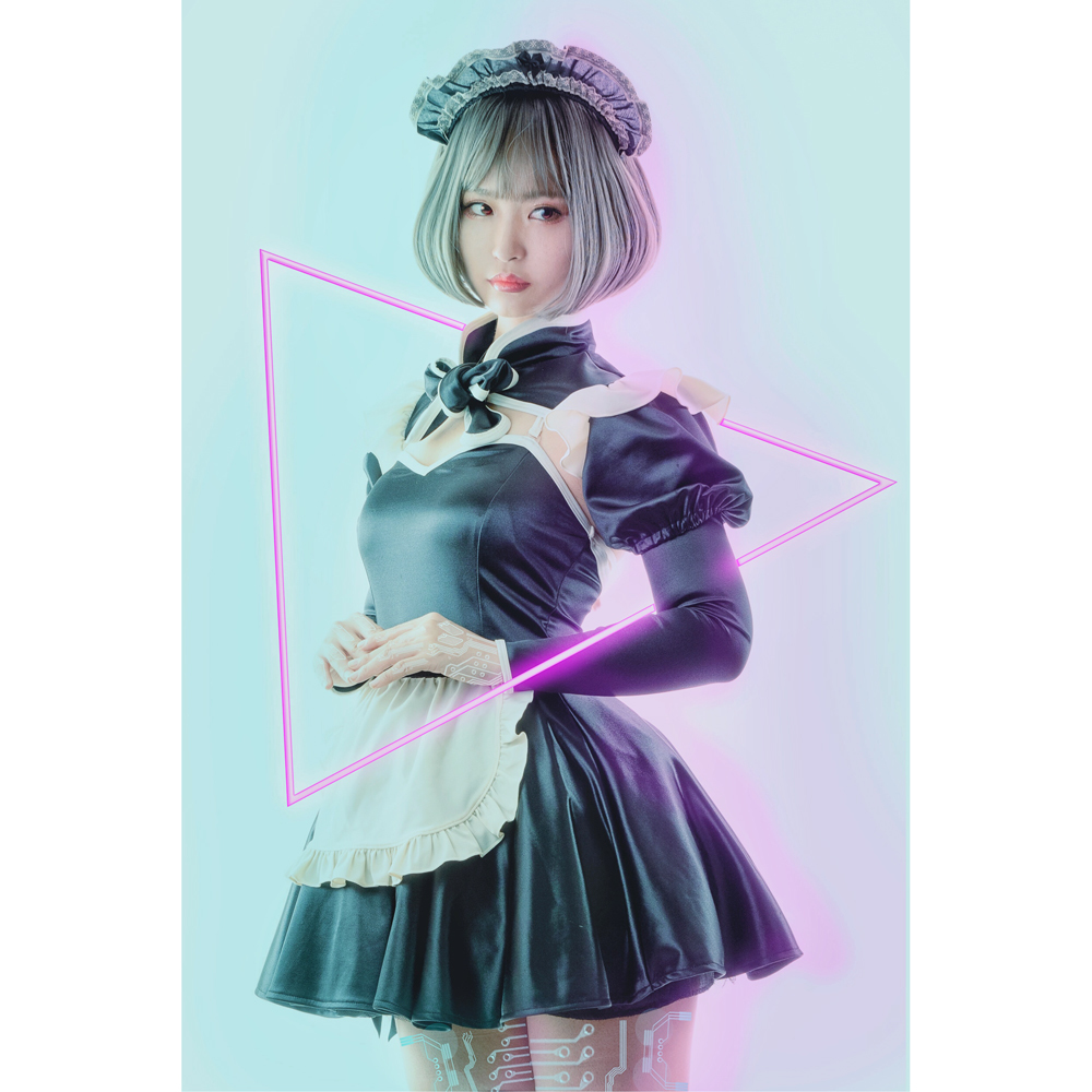 Stylishly sexy Cyber Maid uniform goes on sale in Japan, future looks ...
