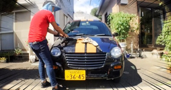 We restore the magic-marker-painted Mr. Sato Car to its original $8 ...