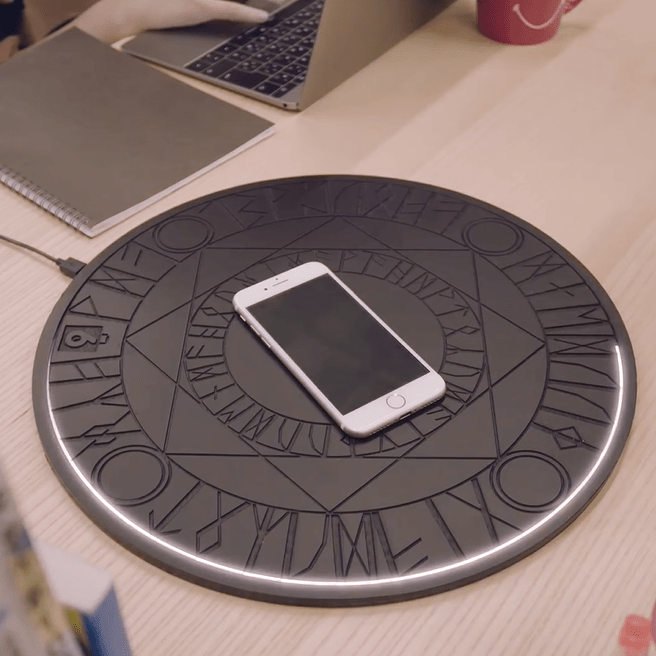 Anime-style magic circle cordless charging pad is the coolest way ever ...