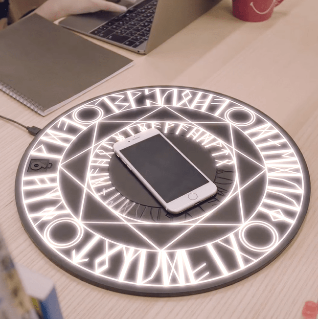 Anime-style magic circle cordless charging pad is the coolest way ever ...
