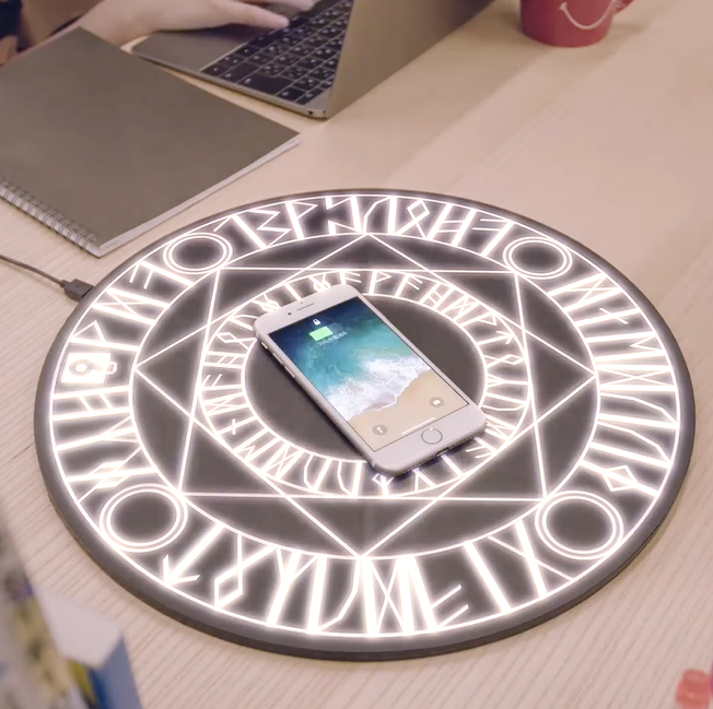 Anime-style magic circle cordless charging pad is the coolest way ever ...