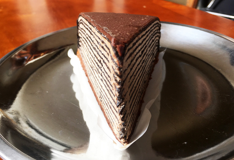 We investigate 7-Eleven’s new Crunchy Chocolate Mille Crêpes Cake ...