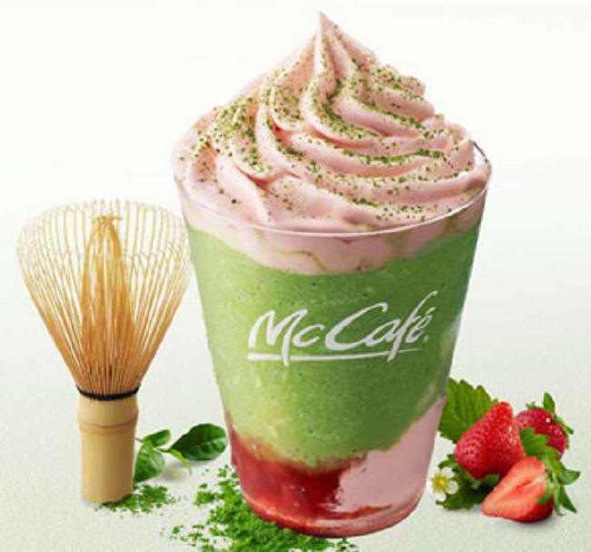 McDonald’s Japan’s matcha dessert family grows with the new strawberry ...