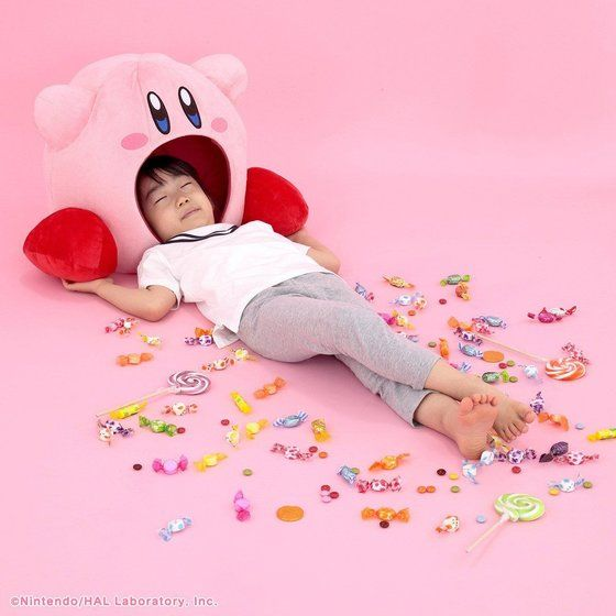 Kirby will devour you and your kids as an adorable new plushie pillow ...