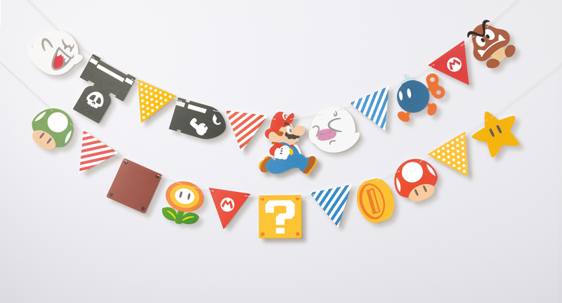 New Nintendo merch promises awesome Mario-themed party, cozy Mario ...