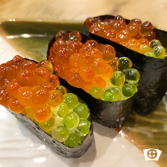 Japanese company creates wasabi pearls that look like shiny green ...