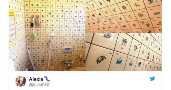 Awesome Pokémon decorating idea: Turn your bathroom walls into a ...