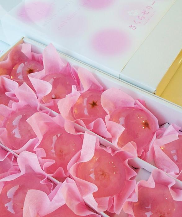 Sakura jelly desserts are beautiful and back on sale so your “cherry ...
