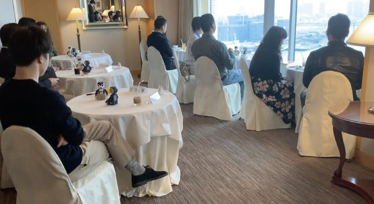 Robot matchmaking party in Japan has couples sit silently, techno ...