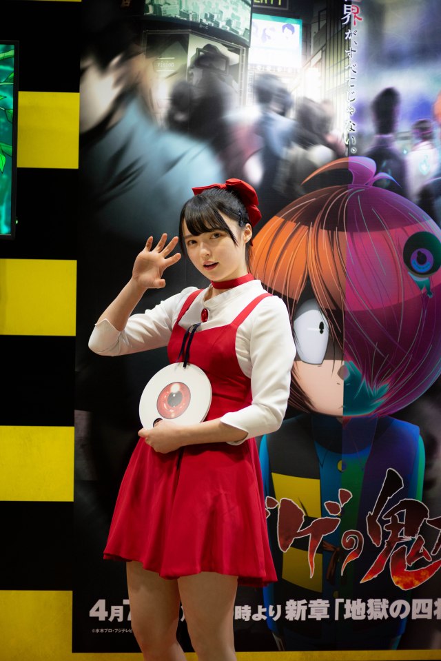 The Japanese cosplayers and booth ladies from the Anime Japan 2019 ...