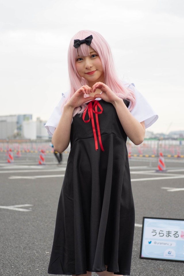 The Japanese cosplayers and booth ladies from the Anime Japan 2019 ...